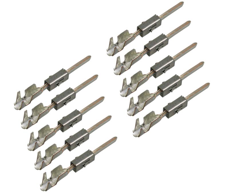 10x Micro Timer mini ISO Kontakte, Stift Pin, Crimp KFZ Auto Hifi Navi ...