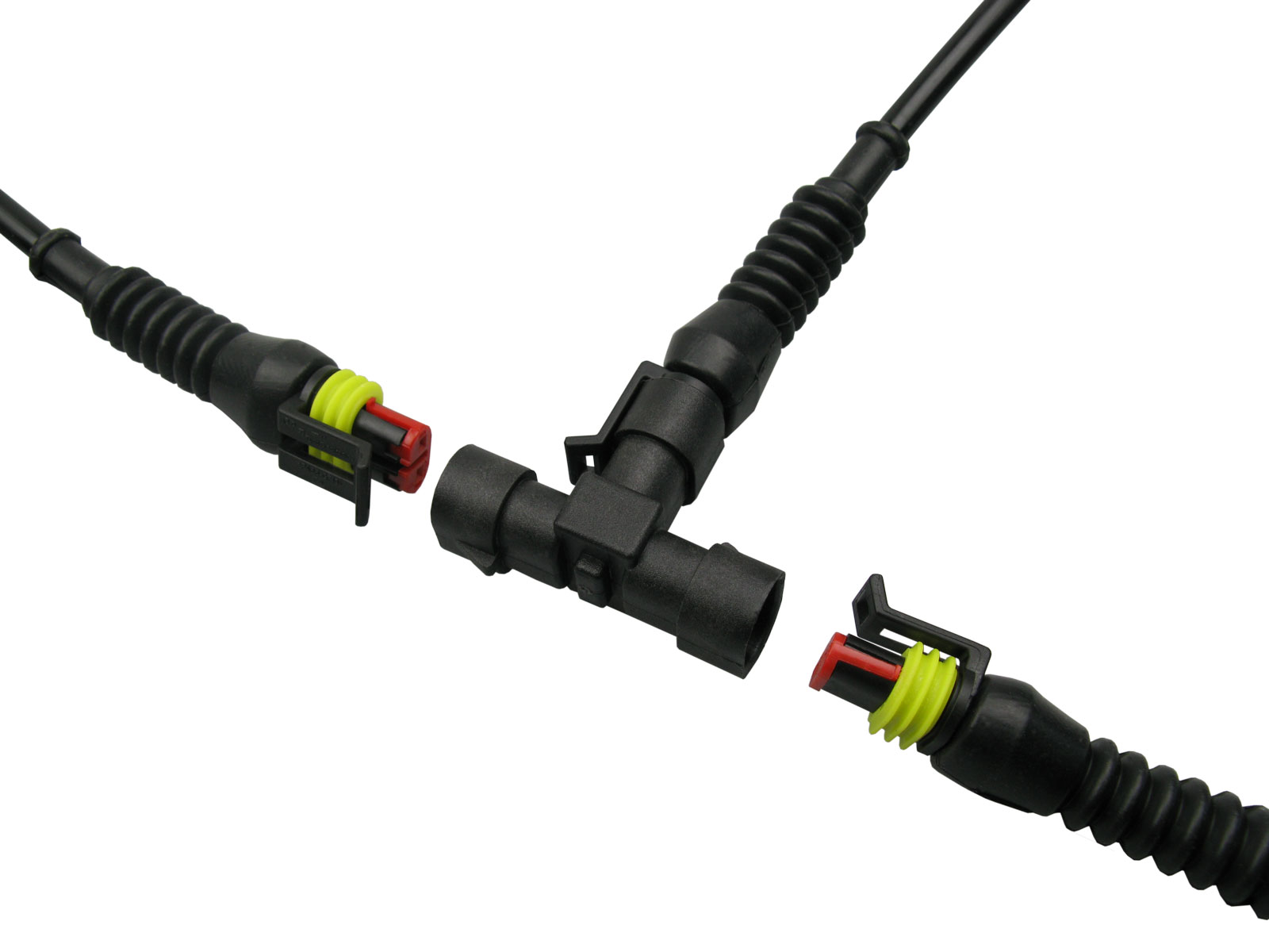 Superseal T-Connector T-Piece T-Junction and 3x Socket 2-pol. Car ...